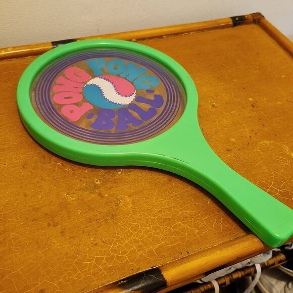 no brand | Toys | Vintage 9s 80s Pong Pong Ball Paddle Oneno Ball ...